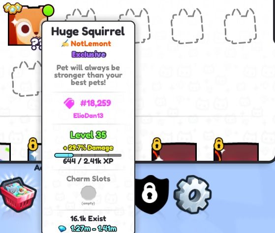 PET SIMULATOR 99 (PS99) HUGE SQUIRREL || SIGNED PET, Video Gaming ...