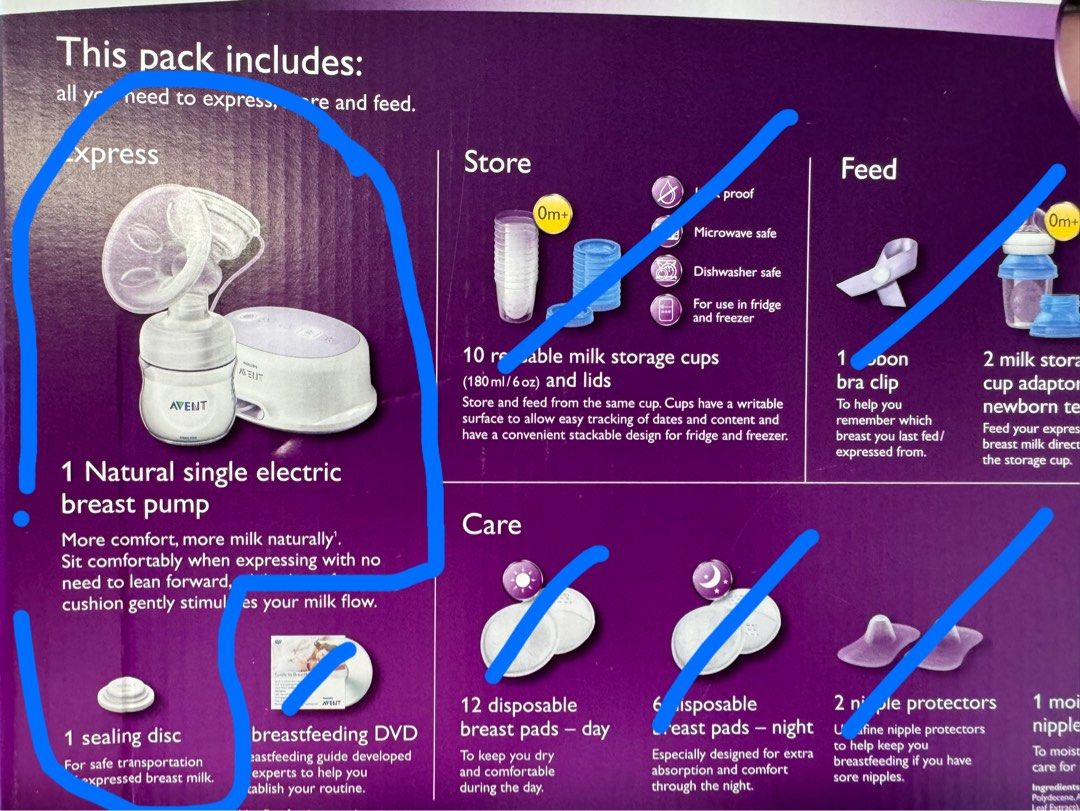 Philips Advent Breast Pump, Babies & Kids, Nursing & Feeding ...