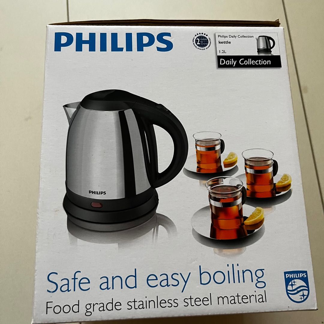 Philips Kettle 1.2L, TV & Home Appliances, Kitchen Appliances, Kettles ...