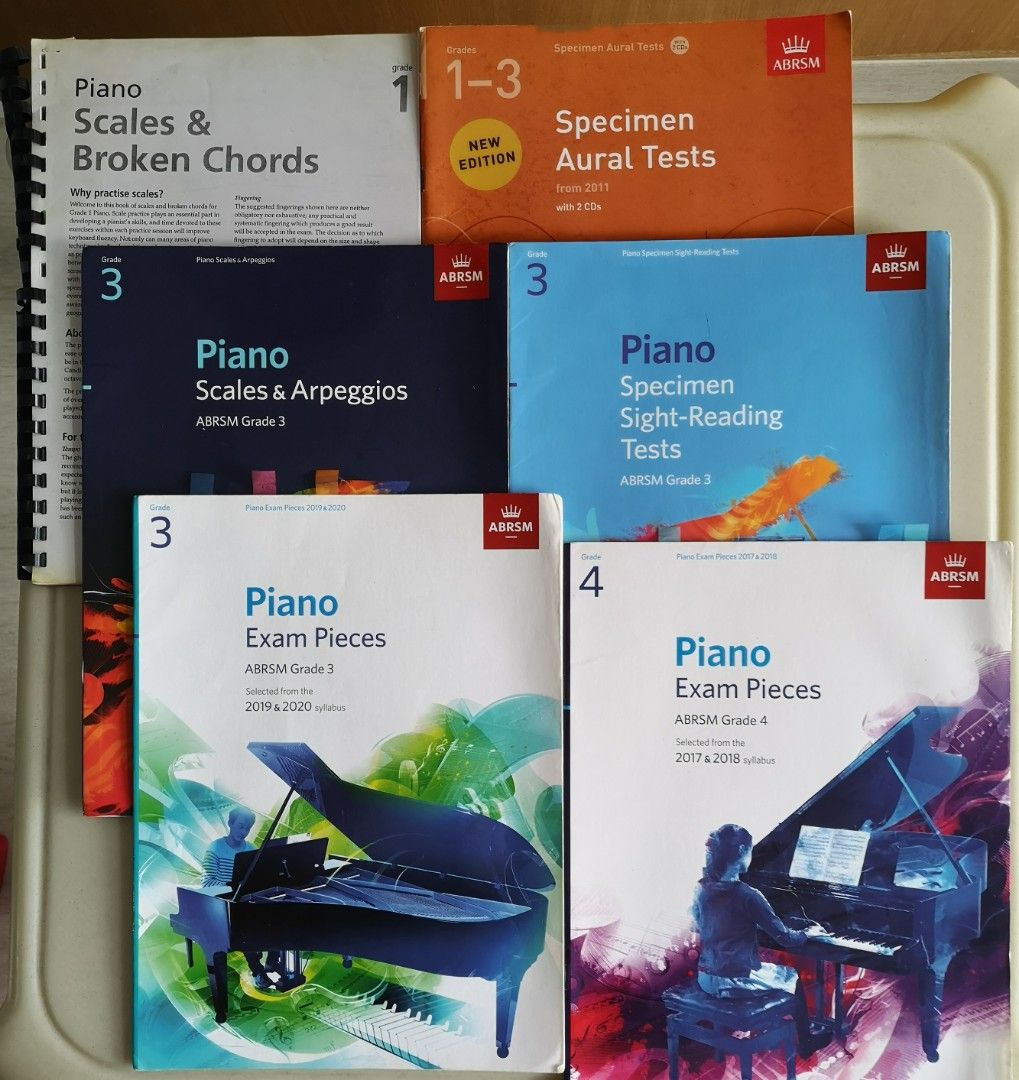 Piano & Violin Materials, Hobbies & Toys, Music & Media, Music Scores ...