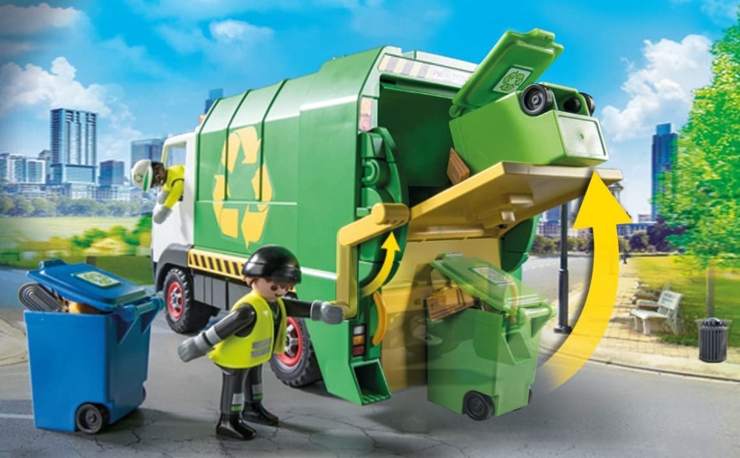 Playmobil 71234 Recycling Truck, Hobbies & Toys, Toys & Games on Carousell