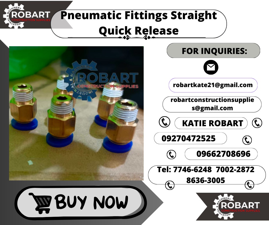 Pneumatic Fittings Straight Quick Release, Commercial & Industrial ...