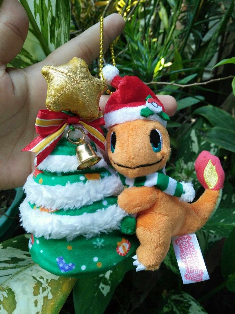 Pokemon Center Christmas 2018 Charmander Mascot chain, Hobbies & Toys ...