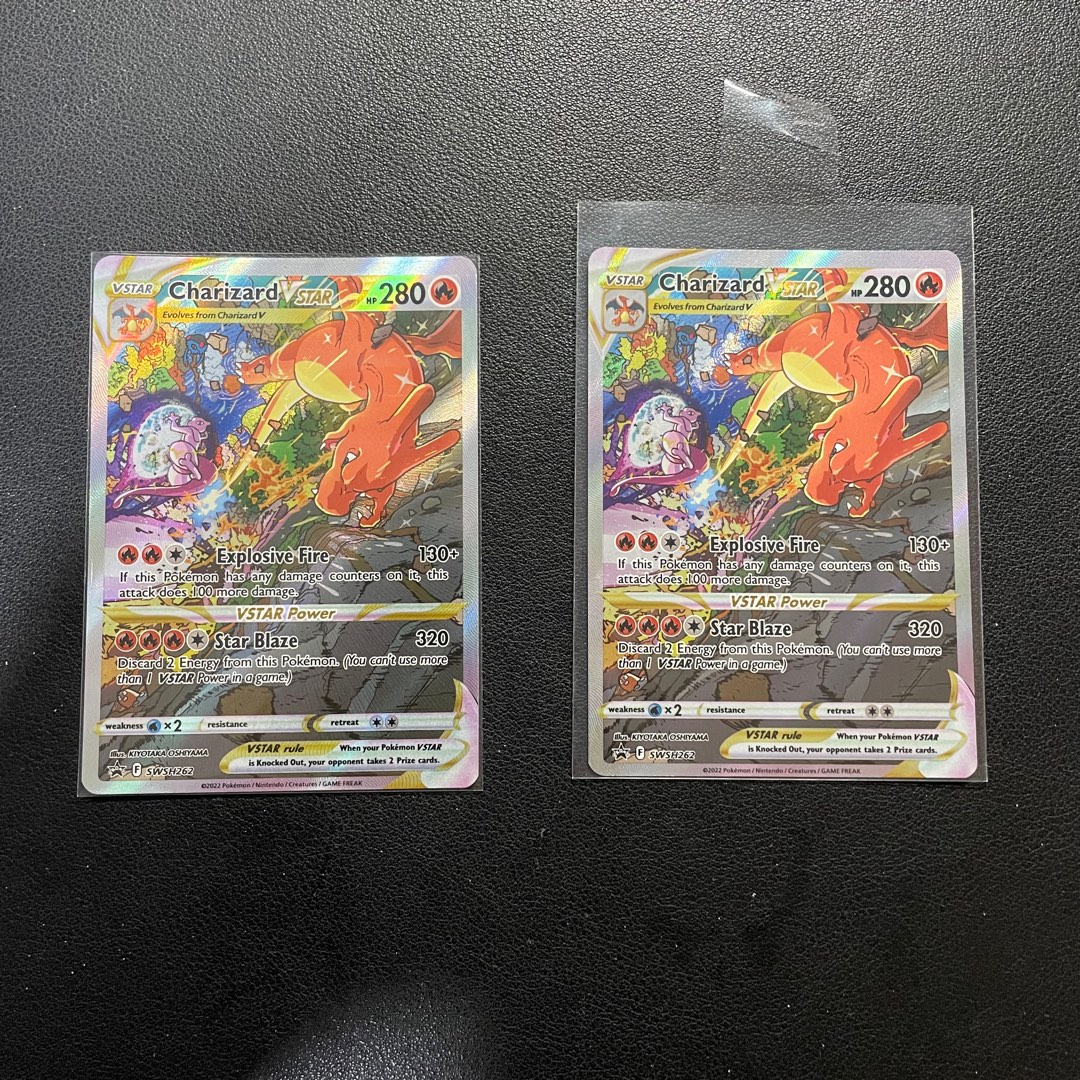 Pokemon Charizard UPC promo Charizard Vstar alt art, Hobbies & Toys ...