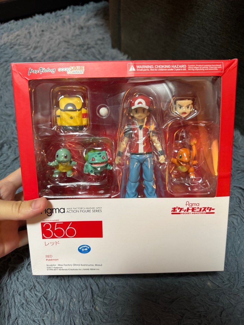 Pokemon Figma Red 356, Hobbies & Toys, Toys & Games on Carousell