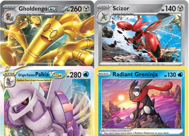 Pokemon TCG Gholdengo ex Deck with Origin Forme Palkia VSTAR and ...
