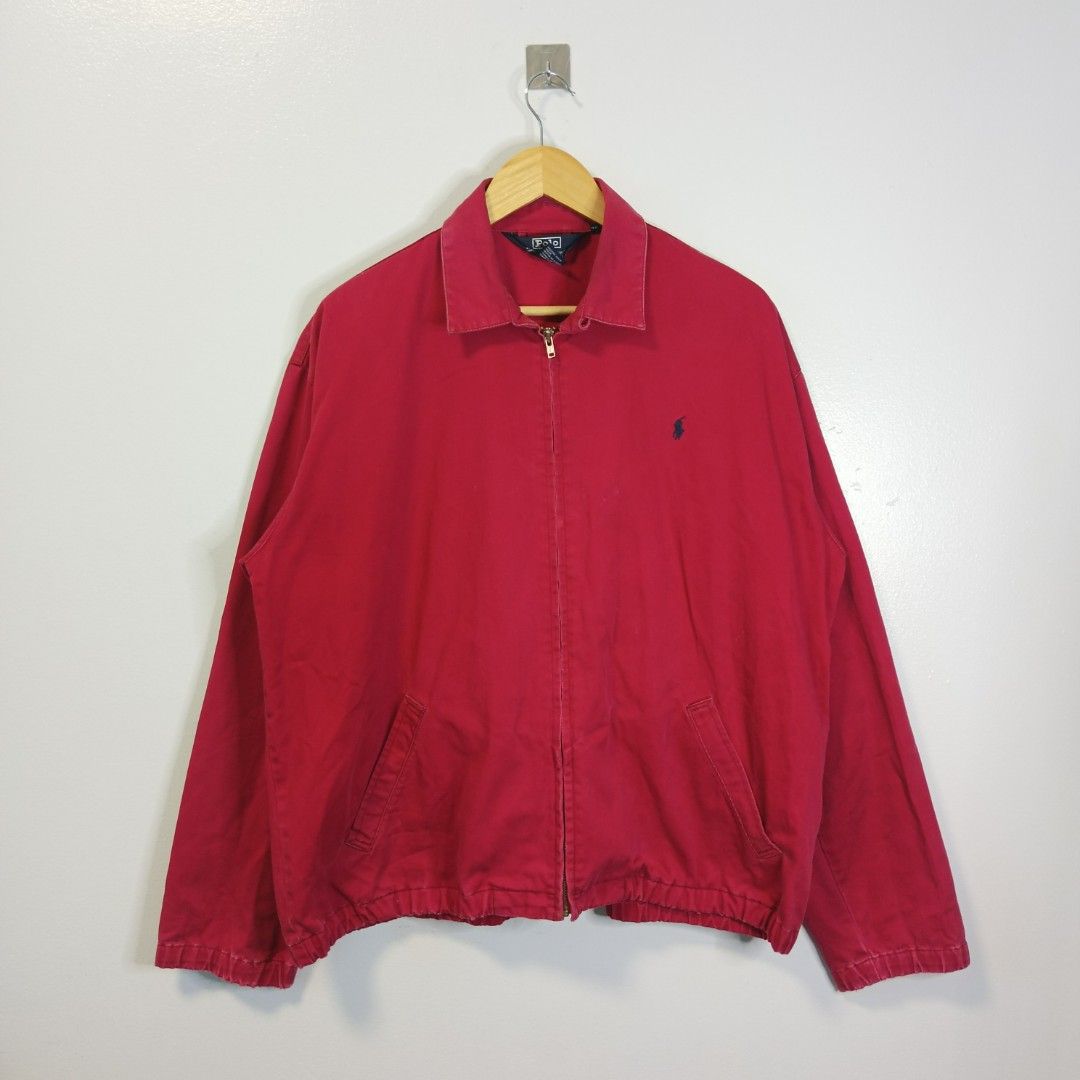 POLO RL HARRINGTON JACKET, Men's Fashion, Activewear on Carousell