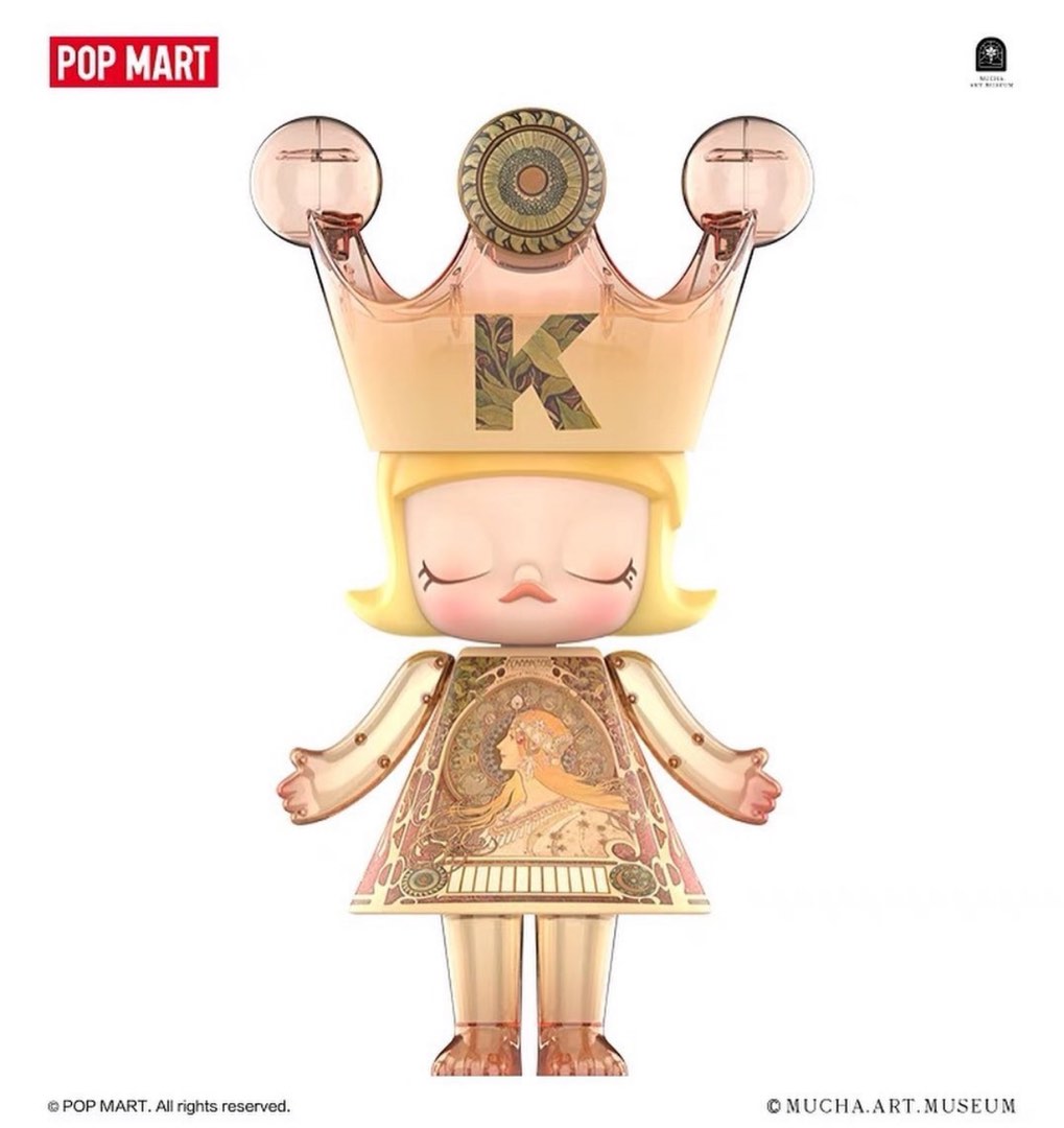 PO: Popmart Mega Royal Molly Alphonse Maria Mucha 400% / 1000%, Hobbies ...