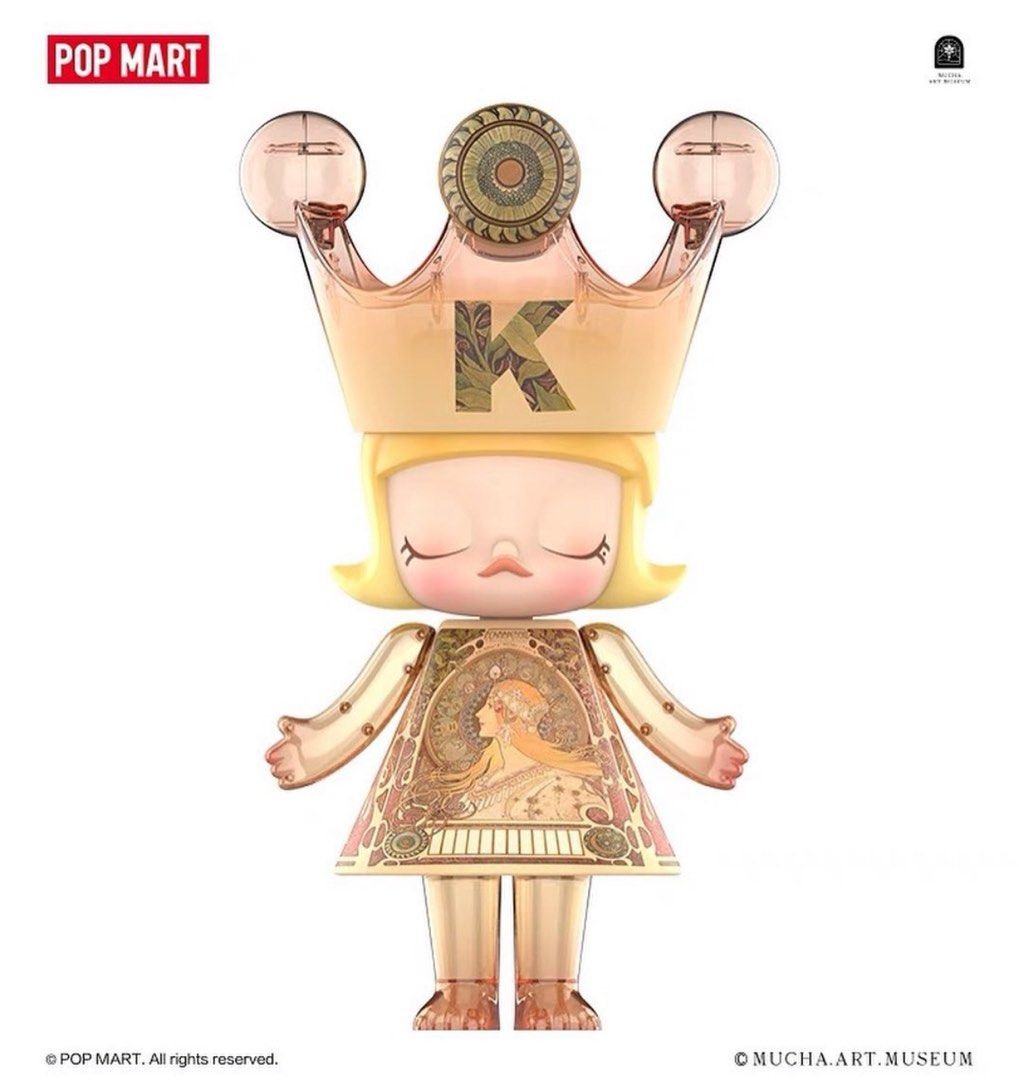 PO: Popmart Mega Royal Molly Alphonse Maria Mucha 400% / 1000%, Hobbies ...