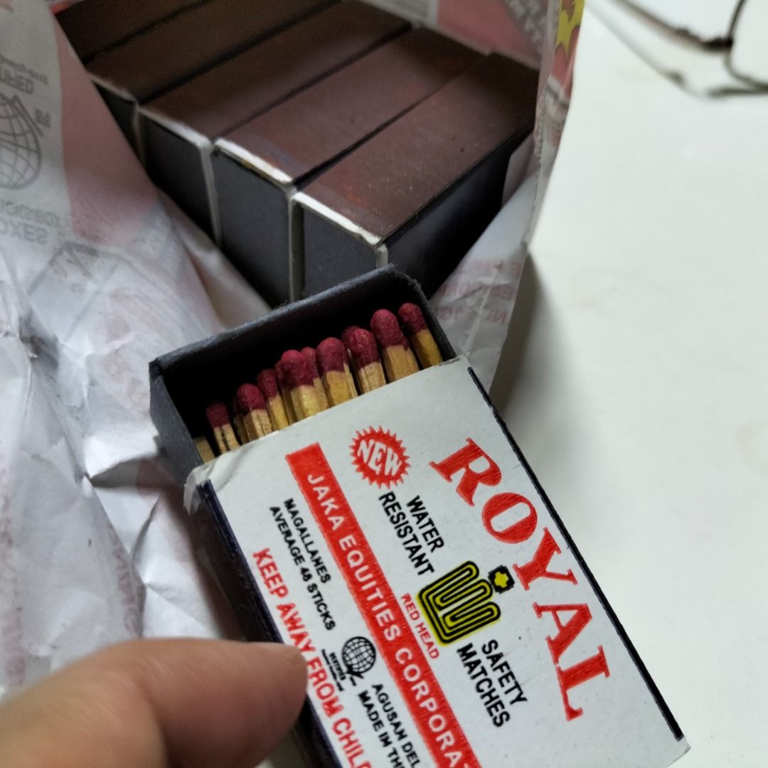 Posporo 5 box+1, match sticks, Everything Else, Others on Carousell