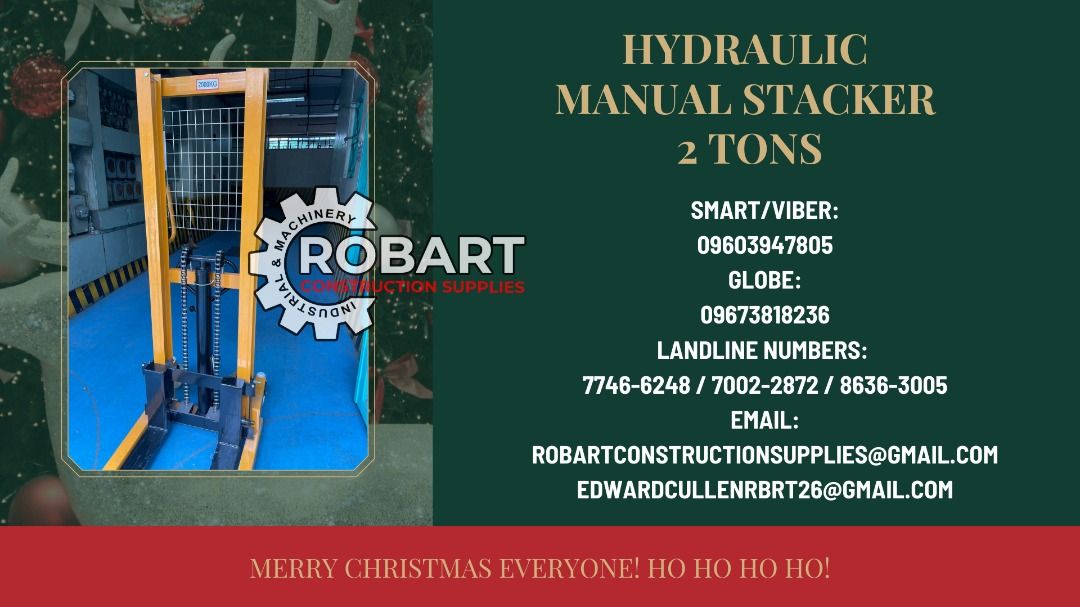PPT MANUAL STACKER 2 TONS, Commercial & Industrial, Construction ...