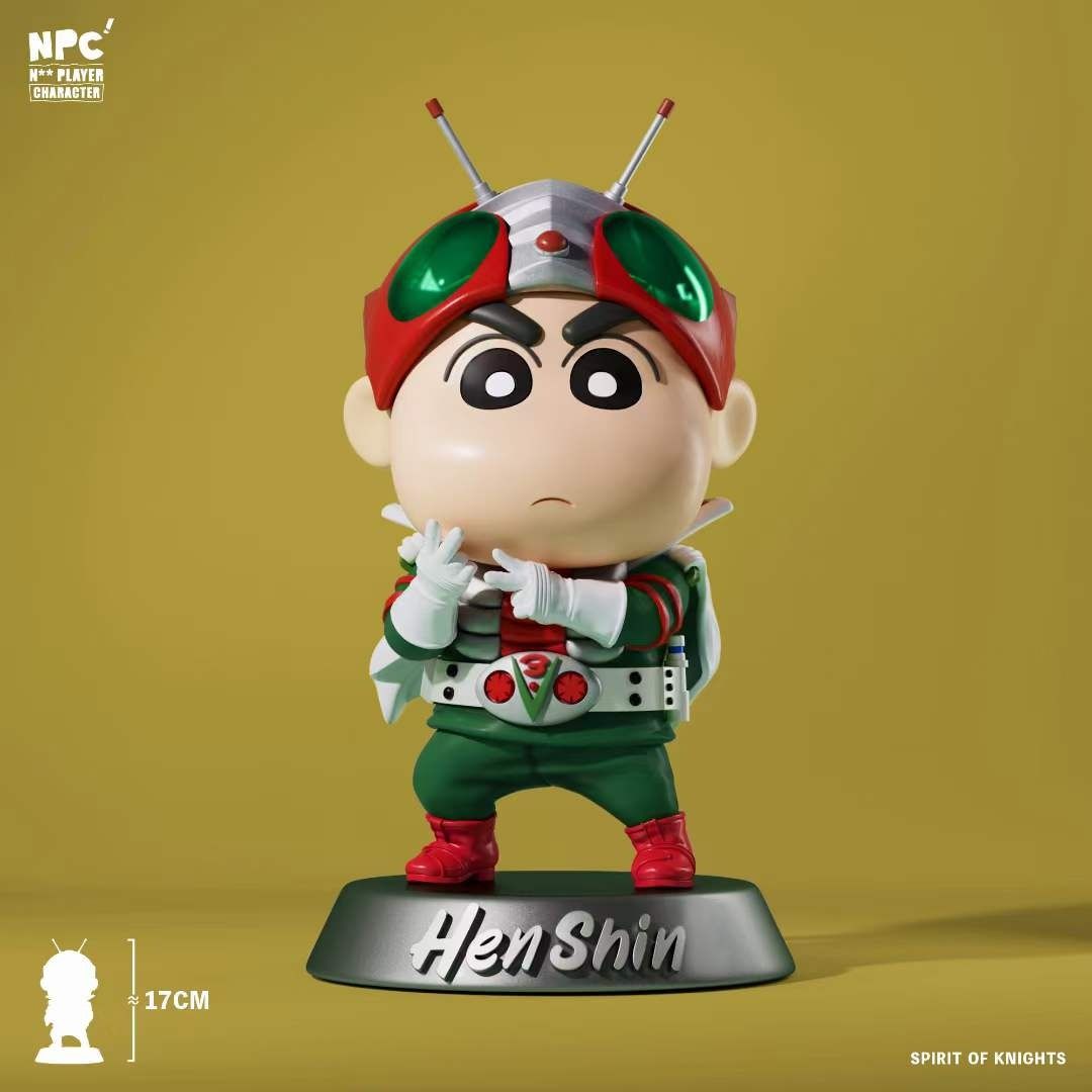 【PRE-ORDER】 NPC Studio - Henshin Shin Chan Crayon Shin Chan Resin ...