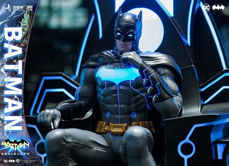 Principal Gu DC Batman & Mobius Chair Statue Figure Bruce Wayne ...