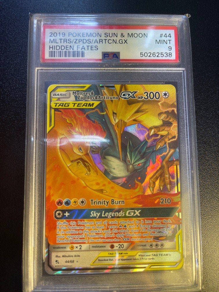 Psa9 bird trio pokemon slab, Hobbies & Toys, Toys & Games on Carousell
