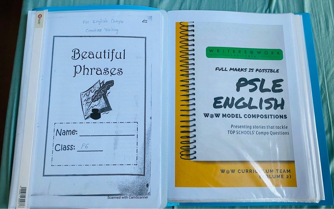 PSLE English Grammar, Oral, Compo color notes, Hobbies & Toys, Books ...