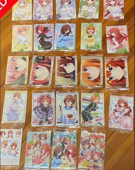 quintessential quintuplets wafer card set, Hobbies & Toys, Memorabilia ...