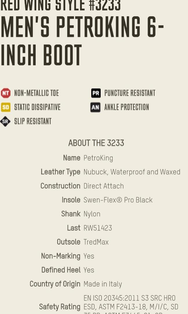 REDWINg PETROKING 3233, Men's Fashion, Footwear, Boots on Carousell