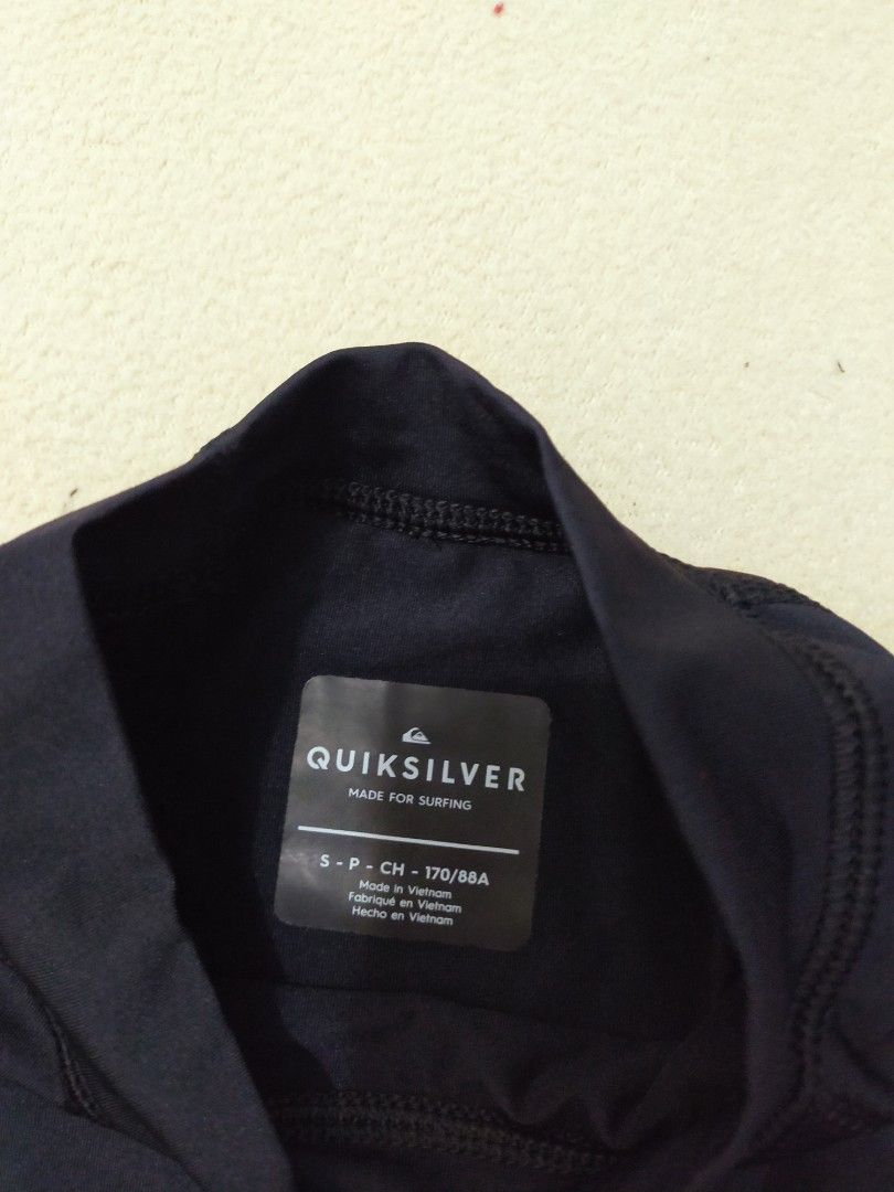(S) QUICKSILVER MEN'S ALL TIME LONG SLEEVE RASHGUARD, Men's Fashion ...