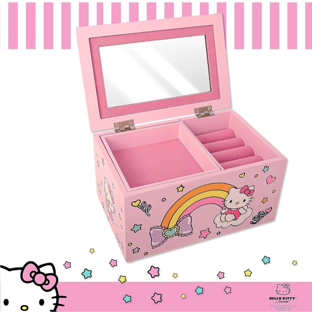 Sanrio Hello Kitty jewellery box, Men's Fashion, Watches & Accessories ...
