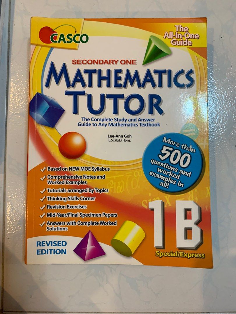 Sec 1 Math Tutor assessment book, Hobbies & Toys, Books & Magazines ...
