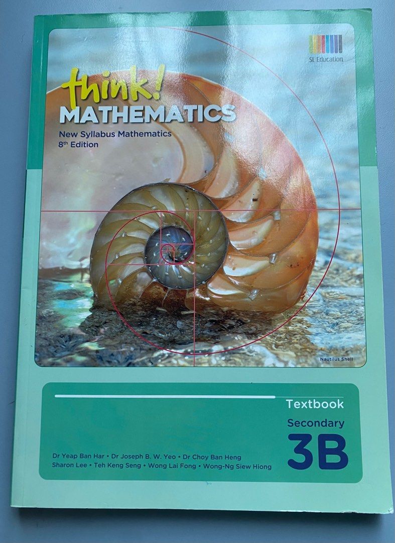Sec 3B Mathematics textbook, Hobbies & Toys, Books & Magazines ...