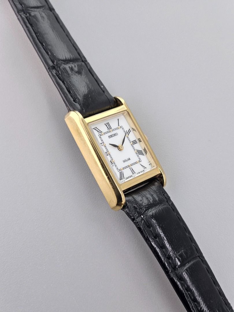 Seiko Solar Tank Watch March 2018, Announcements on Carousell