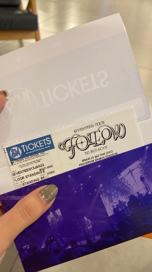 SEVENTEEN FOLLOW TOUR DAY 1 - FLOOR STANDING E, Tickets & Vouchers, Event Tickets on Carousell