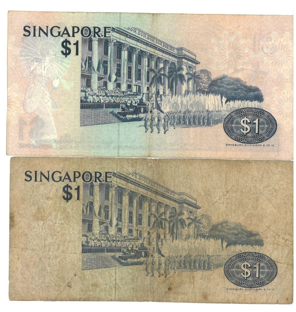 SGD Singapore bird series old vintage bank notes, Hobbies & Toys ...