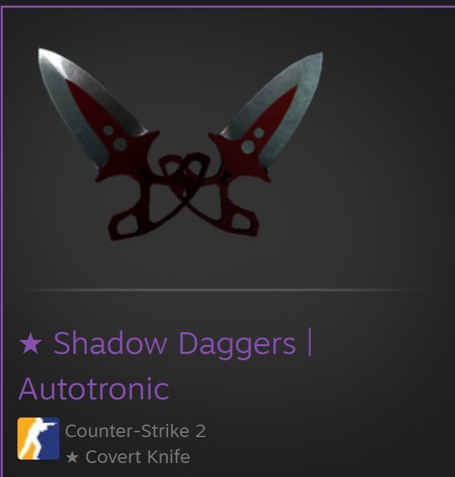 Shadow Daggers | Autotronic FT, Video Gaming, Gaming Accessories, In ...