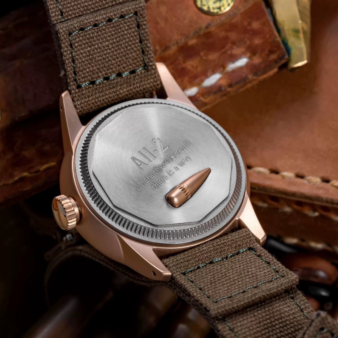 Shirryu Thorn vintage WW2 military bronze watch - A11, Men's Fashion ...