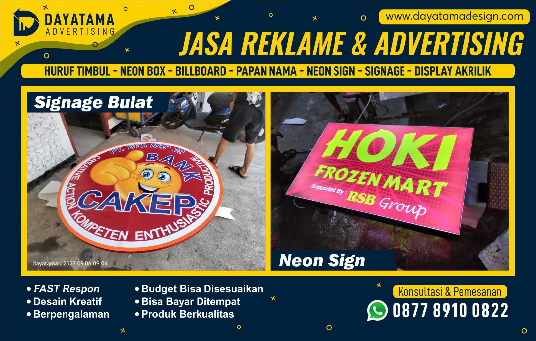 Signboard Neon Box dan Papan Nama | Dayatama Advertising 087789100822 ...