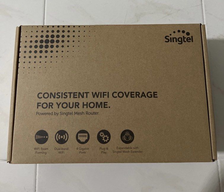 Singtel mesh router brand new, Computers & Tech, Parts & Accessories ...