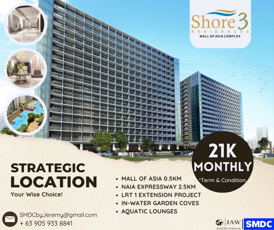 SMDC Shore 3 Residences, Property, For Sale, Apartments & Condos on ...