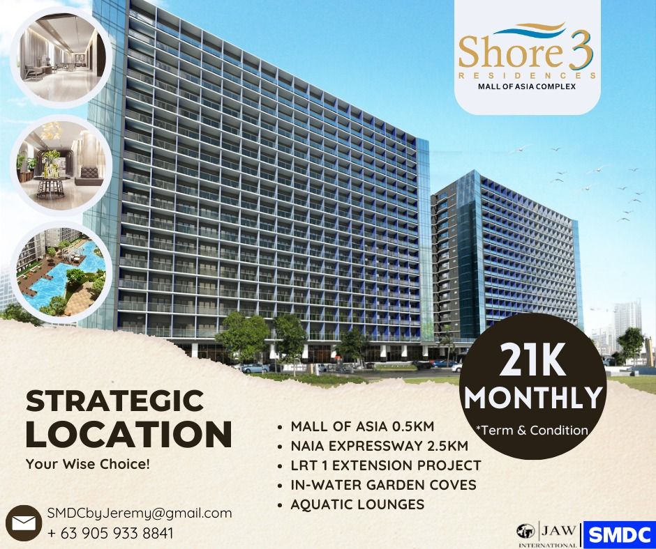 SMDC Shore 3 Residences, Property, For Sale, Apartments & Condos on ...