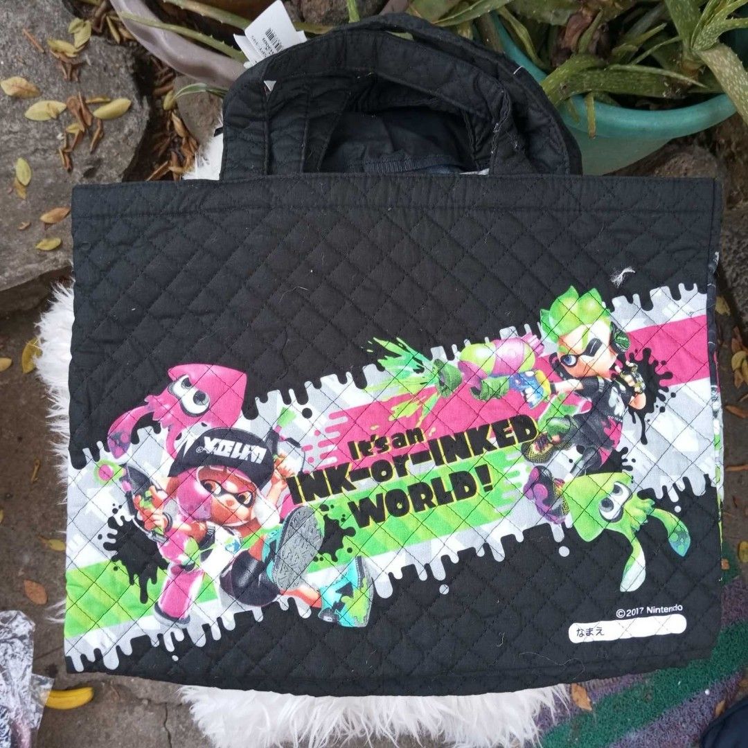 Splatoon Quilted Tote Bag, Women's Fashion, Bags & Wallets, Tote Bags ...