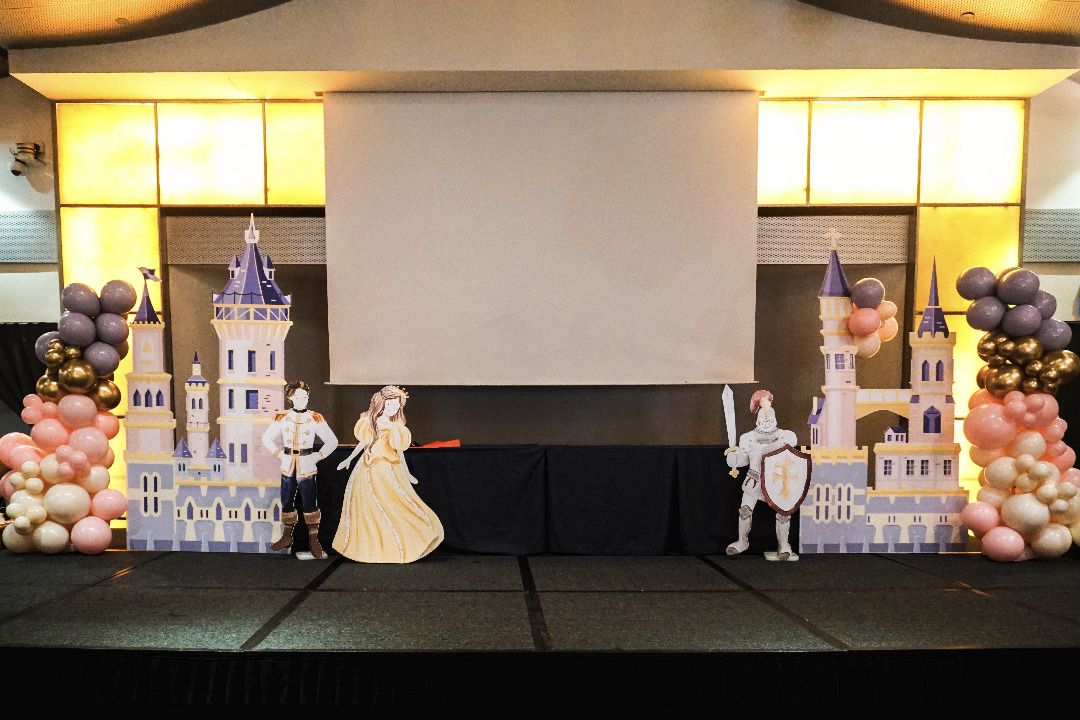 Stage Backdrop Decorations, for Corporate Dinner and Dance, Company DnD ...