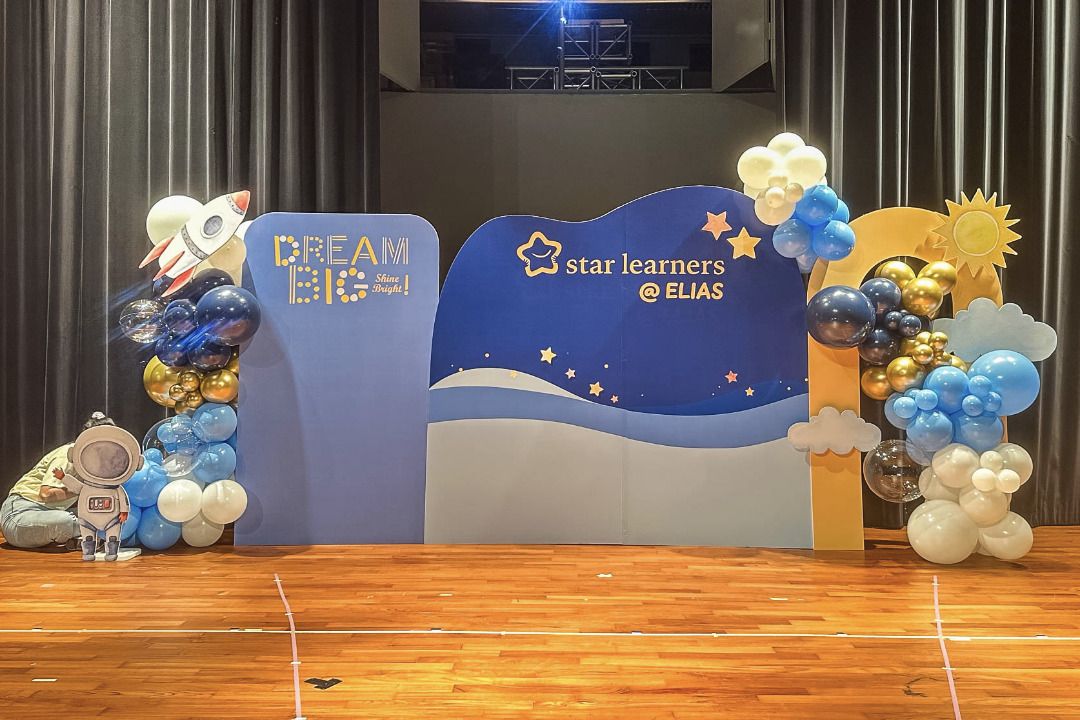 Stage Backdrop Decorations, for Corporate Dinner and Dance, Company DnD ...