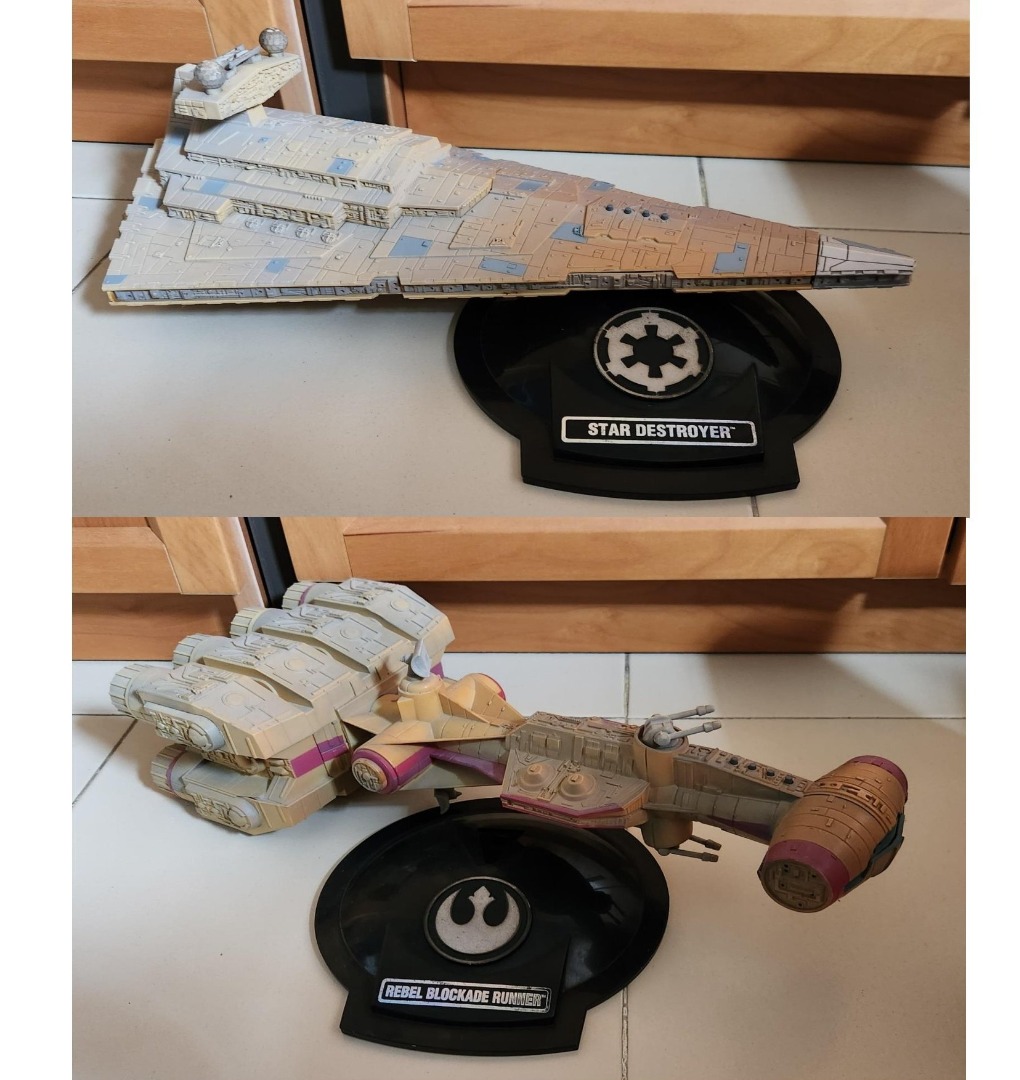 Star Wars Electronic Imperial Star Destroyer 1996, Star Wars Rebel ...