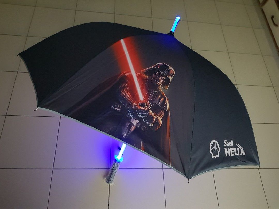 Star Wars Shell Umbrella for sale, Hobbies & Toys, Travel, Umbrellas on ...