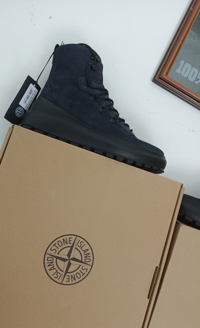 Stone island boots UK9, Luxury, Sneakers & Footwear on Carousell