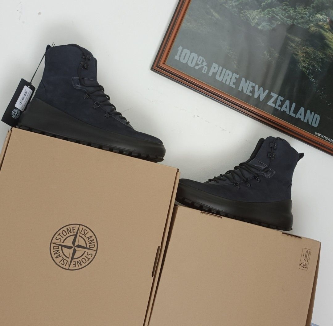 Stone island boots UK9, Luxury, Sneakers & Footwear on Carousell