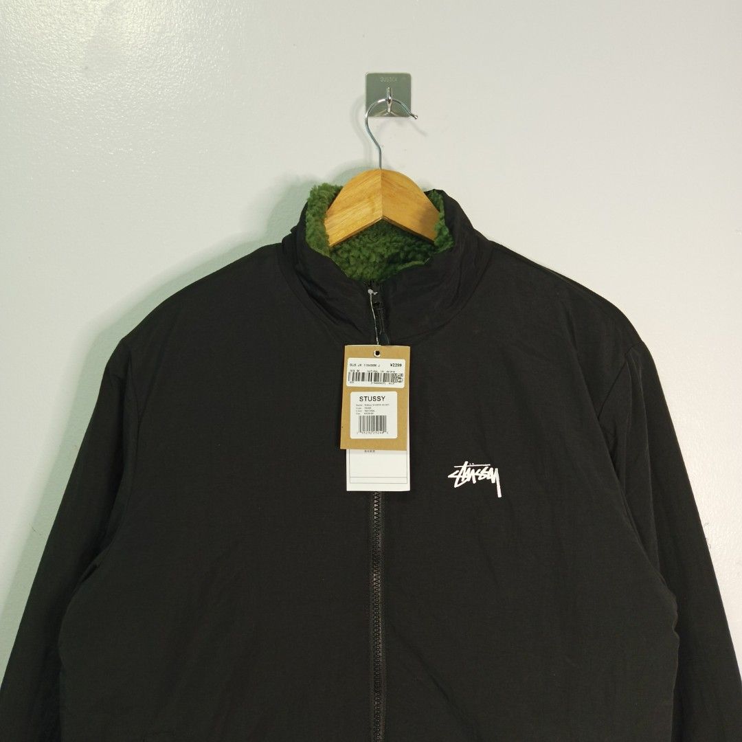 STUSSY 8 BALL REVERSIBLE SHERPA FLEECE JACKET, Men's Fashion, Coats, Jackets and Outerwear on ...