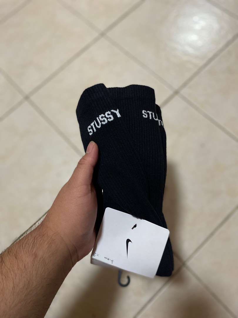Stussy X Nike Dri Fit Socks Mens Fashion Footwear Shoe Inserts