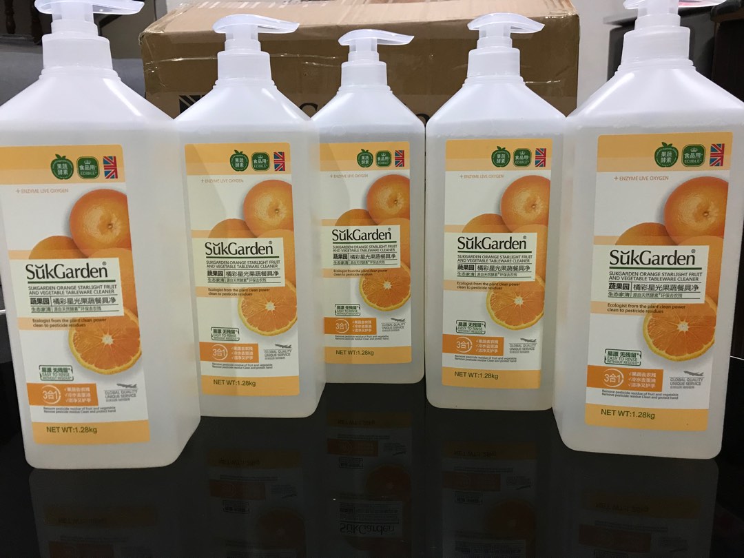 SUKGARDEN FOOD GRADE DISHWASH FRUIT & VEGETABLE WASH LIQUID DETERGENT 1 ...
