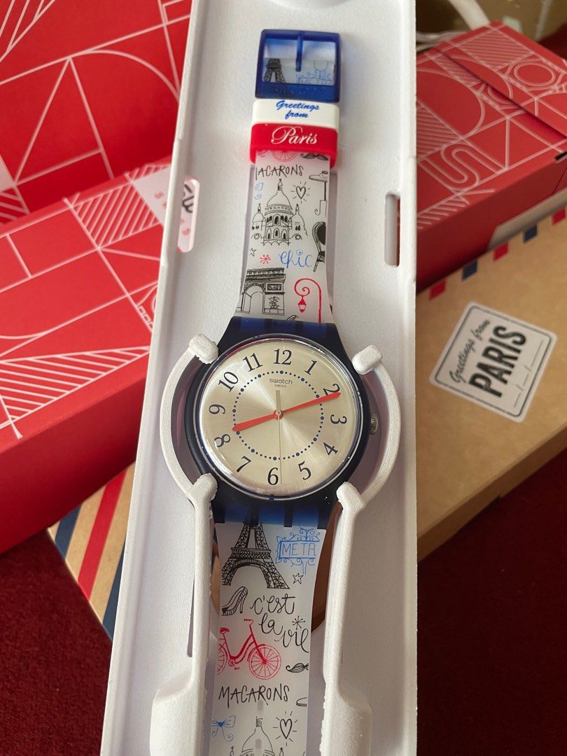 Swatch Paris Limited Edition Watch, Women's Fashion, Watches ...