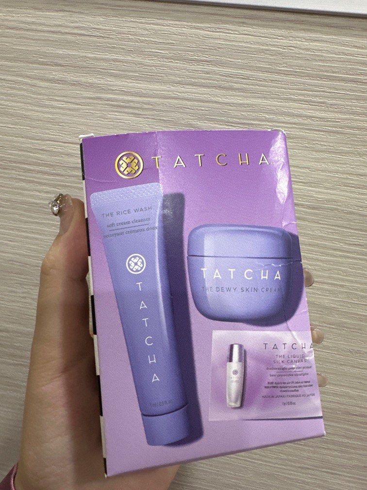 TATCHA SET CLEANSER CREAM PRIMER, Beauty & Personal Care, Face, Face ...
