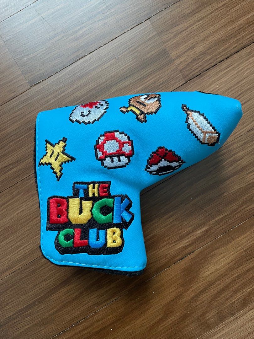 The Buck Club (TBC) 2023 Mario Blade Putter Headcover, Sports Equipment ...