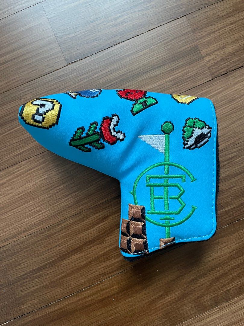 The Buck Club (TBC) 2023 Mario Blade Putter Headcover, Sports Equipment ...