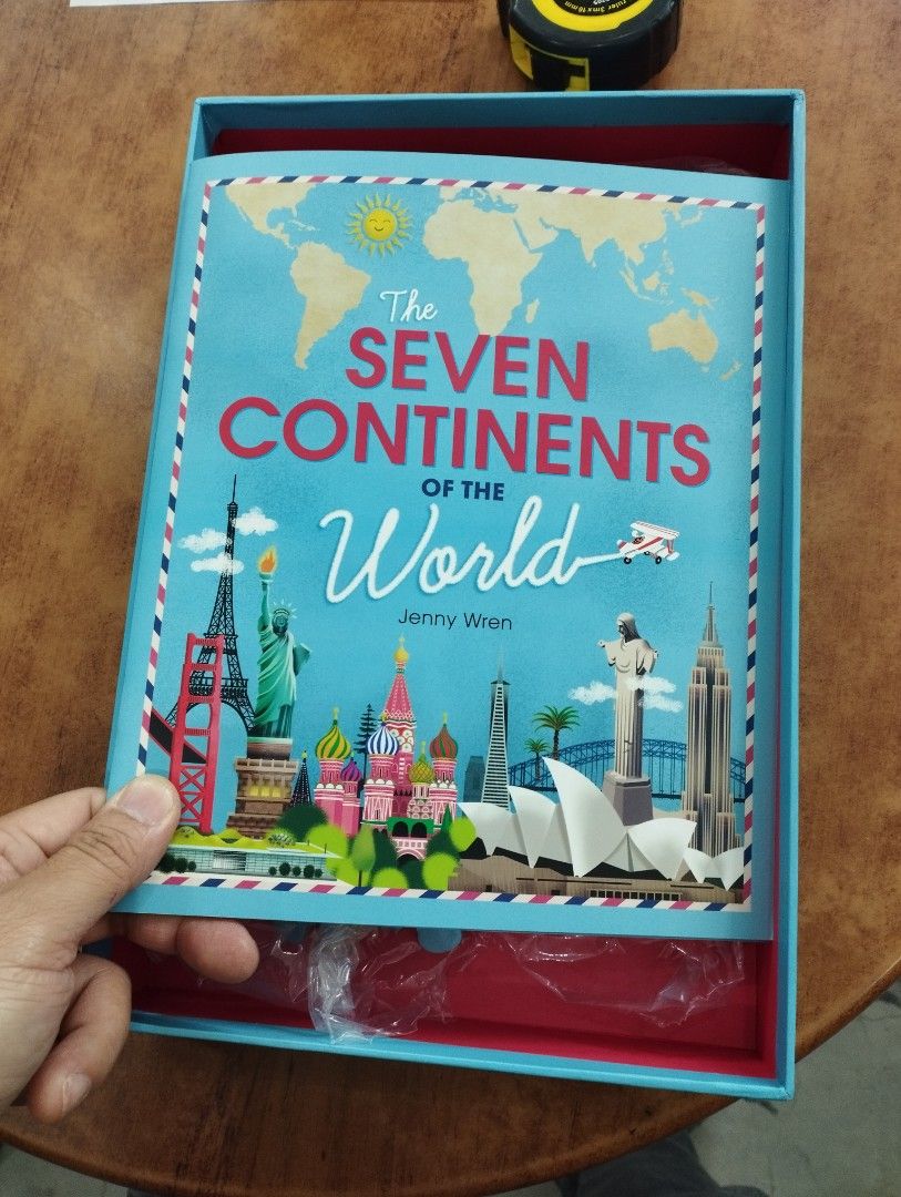 The Seven Continents of the World Book & Jigsaw 100 pieces, Hobbies ...