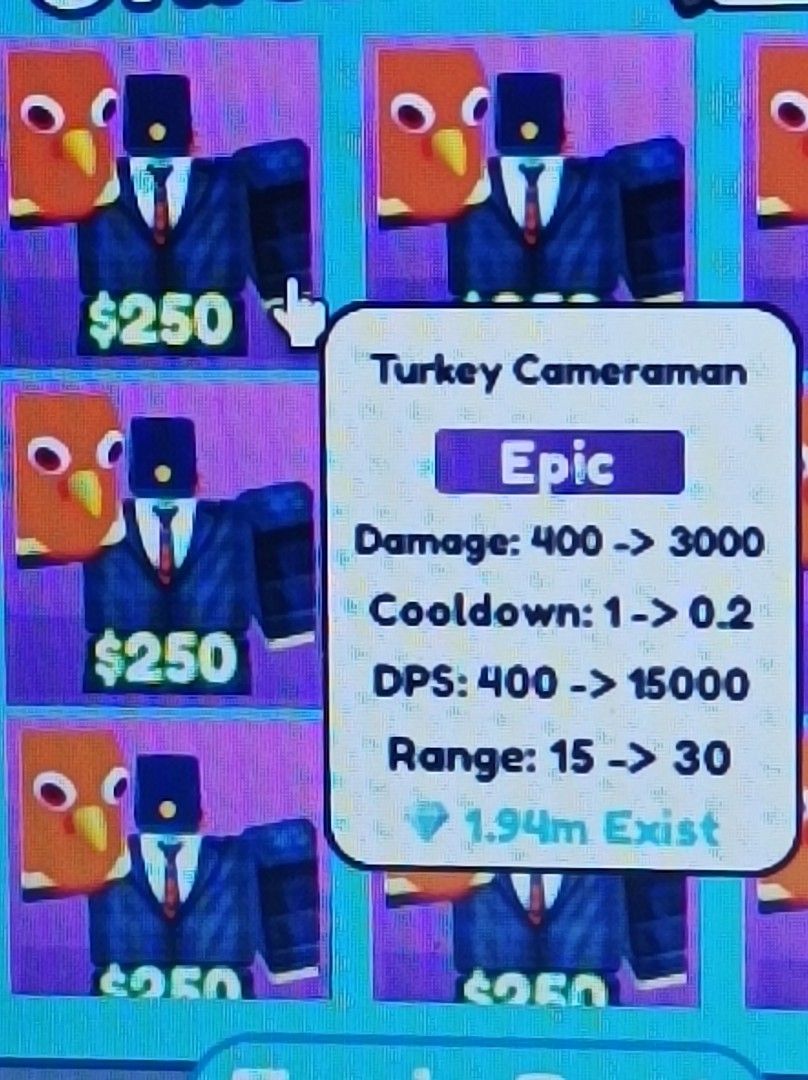Toilet Tower Defense Turkey Cameraman!, Video Gaming, Gaming ...